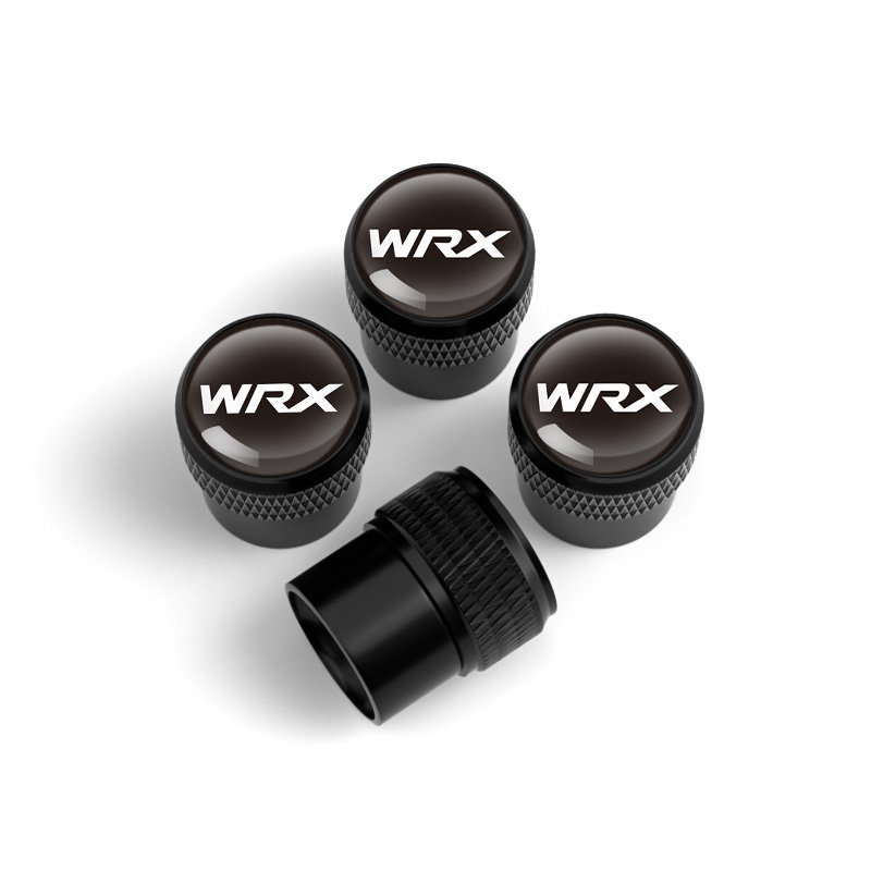 5Pcs Aluminum Black Tire Valve Caps For Subaru WRX - Boost Your Vehicle ...